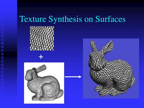 PPT Texture Synthesis On Surfaces PowerPoint Presentation Free Download ID