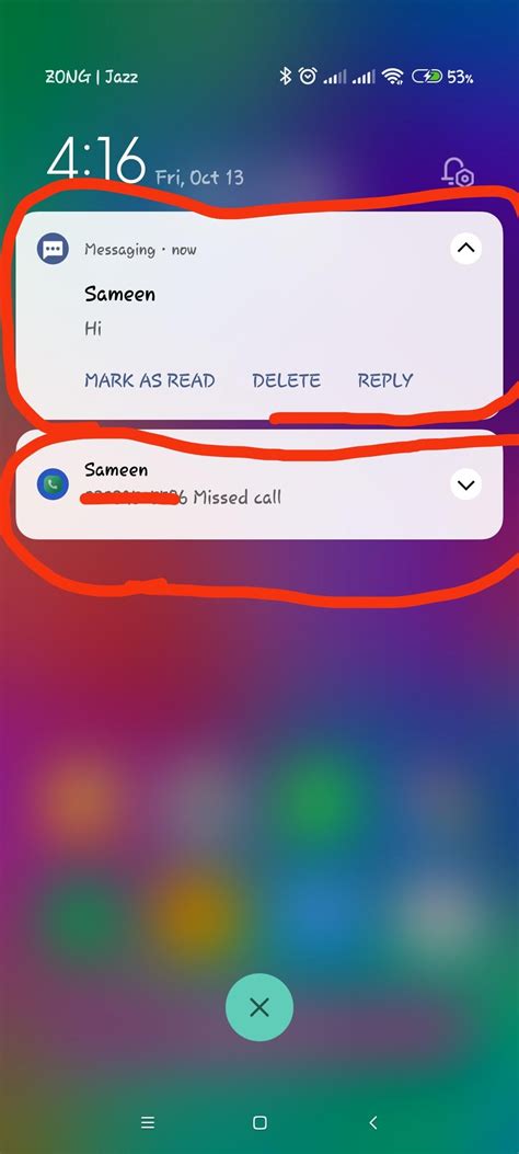 call notification issue r smartlauncher
