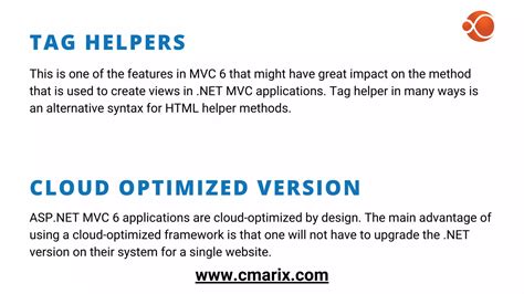 10 Reasons To Use Aspnet Mvc 6 Pptx