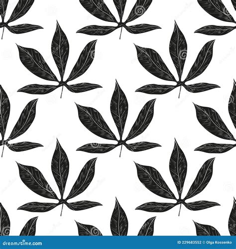 Cassava Black Silhouette Simple Illustration Vector Cartoondealer