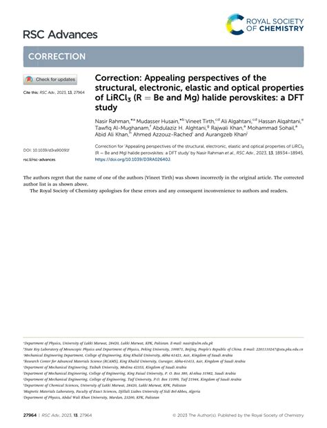 Pdf Correction Appealing Perspectives Of The Structural Electronic Elastic And Optical