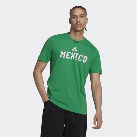 Adidas Fifa World Cup 2022™ Mexico Tee Green Mens Soccer Adidas Us