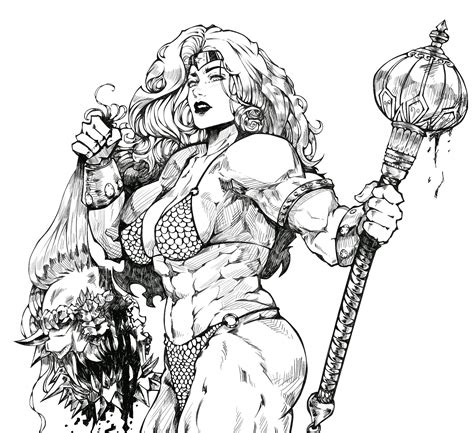 Angelxholika Doomsday Dc Red Sonja Wonder Woman Dc Comics Red