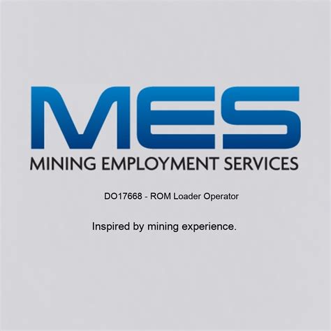 Mining Employment Services On Linkedin Do17668 Rom Loader Operator