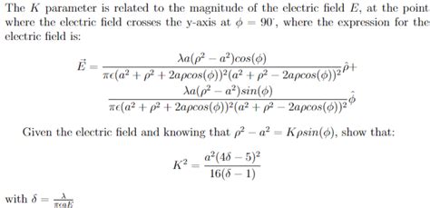 Solved The K Parameter Is Related To The Magnitude Of The