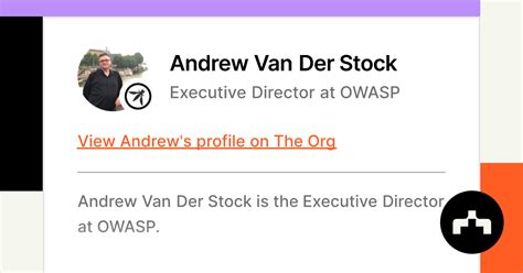 Andrew Van Der Stock Executive Director At Owasp The Org