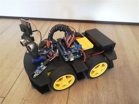 Arduino Esp32 All In One Robot Obstacle Avoiding Line Tracking Following Real Time Video