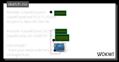 LCD Wokwi ESP STM Arduino Simulator