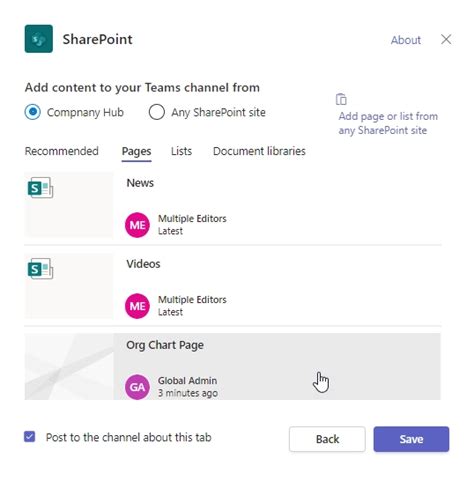 How To Add Org Chart To Microsoft Teams Tabs Plumsail OrgChart 1 0 Documentation