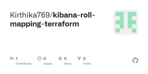 github kirthika769 kibana roll mapping terraform