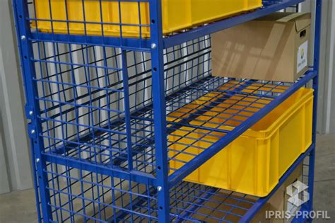 Order Picking Mesh Shelf Trolley Ipris Profil