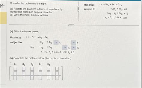 Solved Consider The Problem To The Righta ﻿restate The