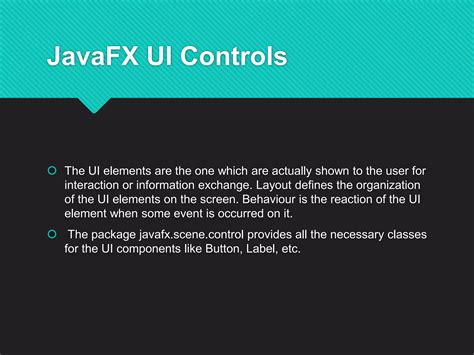 Javafx Ala Ppt Pptx