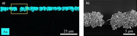 Photocatalytic Edge Growth Of Conductive Gold Lines On Microstructured Tio2 Ito Substrates