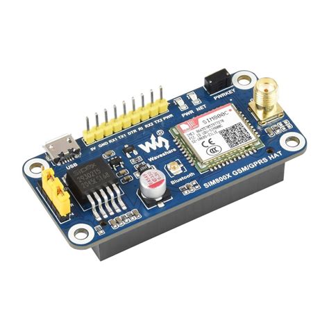 Sim800c Gsmgprs Hat Moduł Komunikacyjny Gsmgprs Dla Raspberry Pi Sklep Kamami
