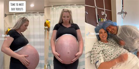 Mom Documents Pregnancy With Spontaneous Triplets Video Comic Sands