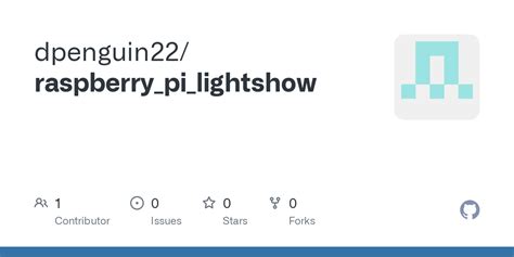 GitHub Dpenguin22 Raspberry Pi Lightshow