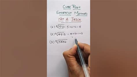Cube Root How To Find Cube Root Youtube