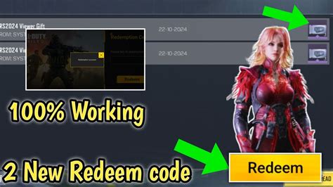 new 2 working redeem code codm 2024 garena redeem code 2024 call of