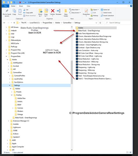 Xmp Files In Different Locations Some Present In A Adobe Community