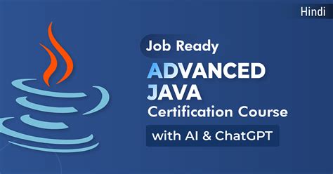 Advanced Java Certification Course With Ai And Chatgpt Learn Jdbc Jsp And Servlet Hindi
