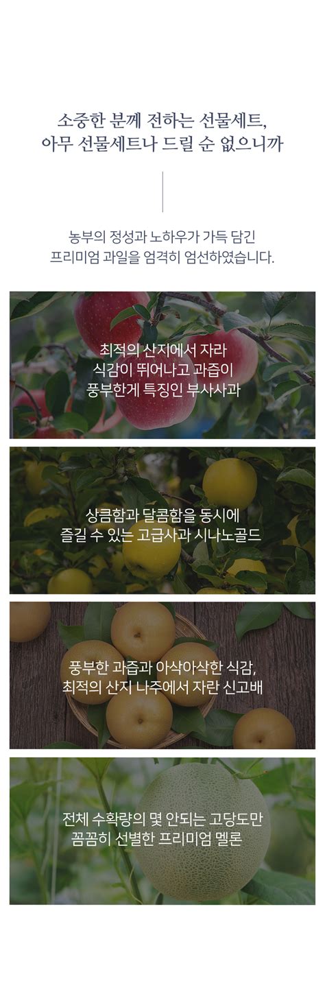 과일 선물세트 상세페이지 상세페이지 포트폴리오 크몽