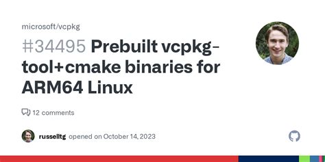 Prebuilt Vcpkg Toolcmake Binaries For Arm64 Linux · Issue 34495