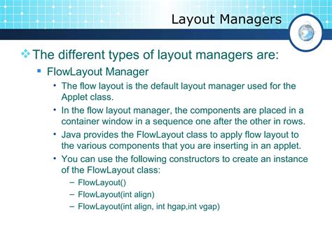 Gui Programming In Java Ppt Gui Programming In Java Ppt