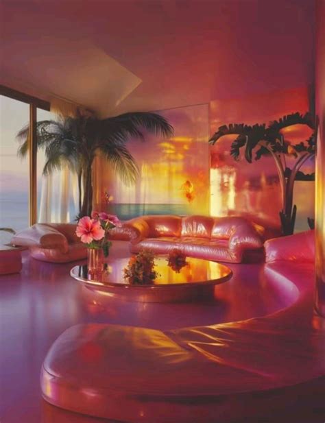 90s Villa 70s Penthouse Apartment Miami 80s Aesthetic Decor 80s
