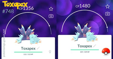 Toxapex Pokemon Go