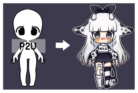 [ P2u ] Chibi Base Pack Kemonomimi Edition By Mooooshie On Deviantart