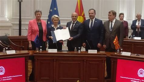 Потпишан е ФРОНТЕКС првиот договор со Европската комисија на чист македонски јазик • Webohrid