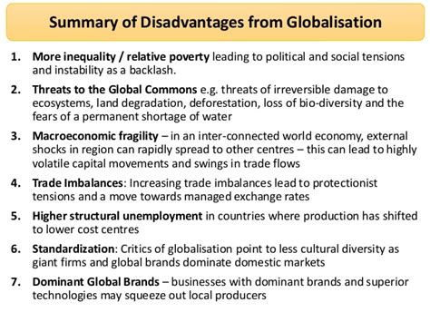Globalization Advantages And Disadvantages