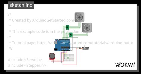 Servo Knopka Copy Wokwi Esp32 Stm32 Arduino Simulator