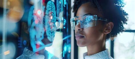 Engineers Collaborate On Robotics Design In A Hightech Lab With Advanced Robots Aig62 Premium