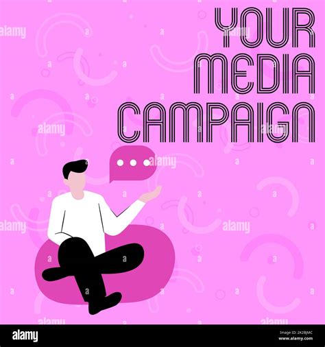 Text Caption Presenting Your Media Campaign Word Written On