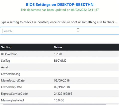 GetBIOS Module List BIOS Settings From Local Or Remote Computer For Dell Lenovo HP And