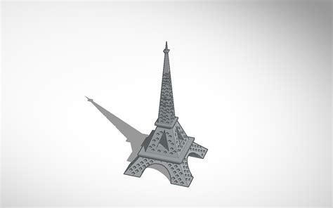 3d Design Eiffel Tower Tinkercad