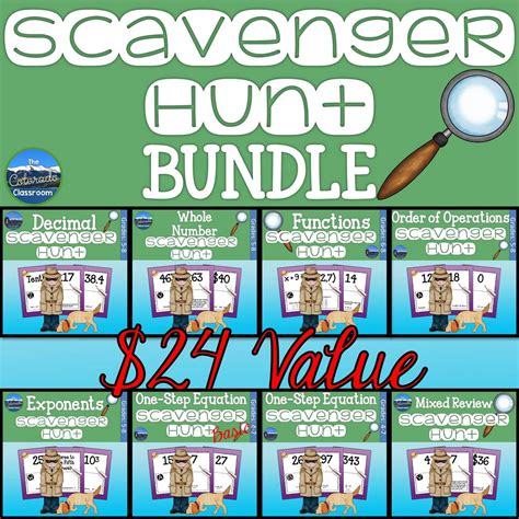Whole Number Scavenger Hunt Math Game The Colorado Classroom
