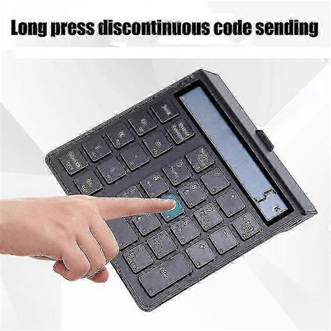Numeric Keypad 40 Bluetooth Keyboard With Display Calculator Function 2 In 1 Number Pad And