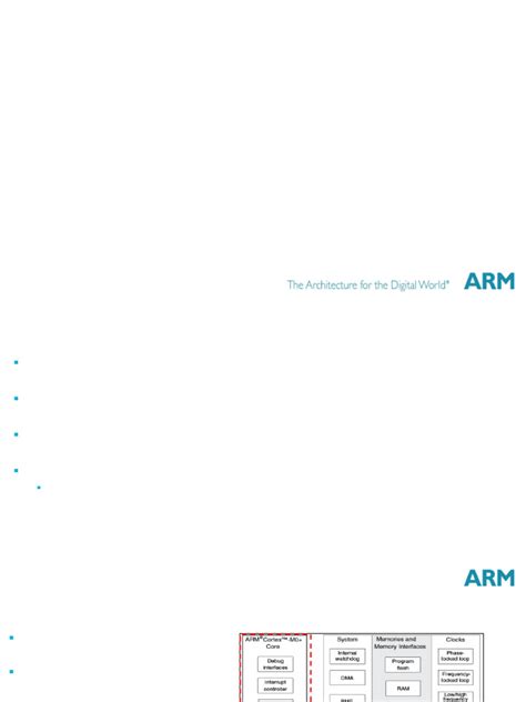 Module 1b Arm Cortex M0 Core Architecture Pdf Central Processing