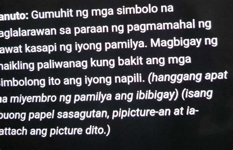 Anuto Gumuhit Ng Mga Simbolo Na Aglalarawan StudyX