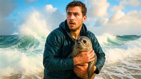 그는 폭풍 속에서 물개를 구했어요 그 후에 일어날 일을 상상조차 못했죠 Youtube