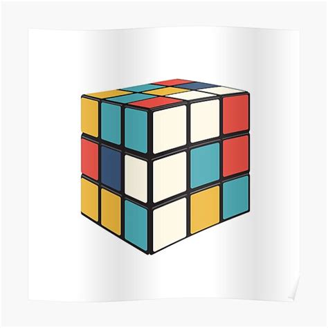 The Nerd Cube Poster For Sale By Friedrais Redbubble