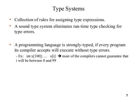 type checking compiler design