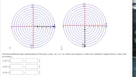Solved Find Three Additional Polar Representations Of The