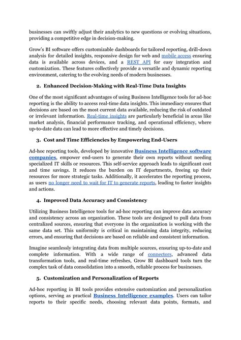 Ppt Efficient Reporting Made Easy Ad Hoc Report Creation Using Bi