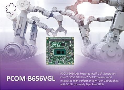 Portwell Announces Pcom B656vgl Com Express® 30 Type 6 Compact Module The Latest Addition To