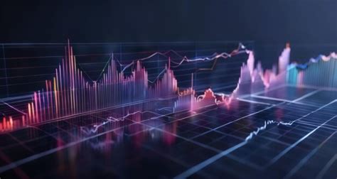 Premium Photo Dynamic Financial Data Visualization