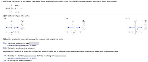 Solved A ﻿graph The Given Function B ﻿find All Values